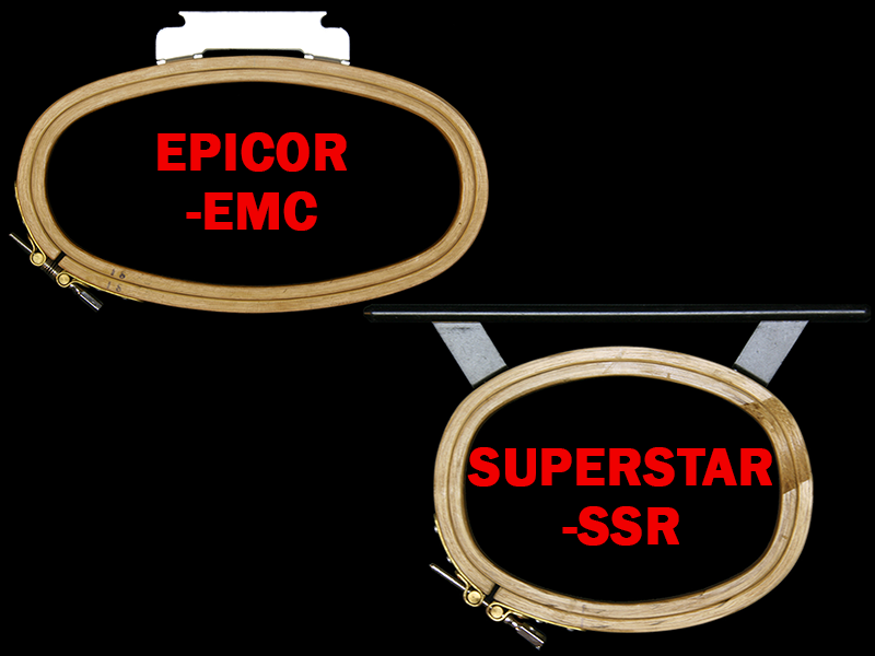 Melco Allied Hoops - Epicor EMC & Superstar Flat Table Embroidery Hoops ...