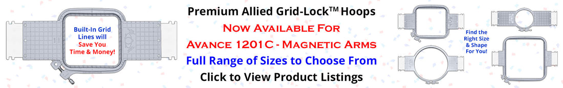 Embroidery Hoops | Allied Grid-Lock, Wooden, Mighty Hoops & More ...