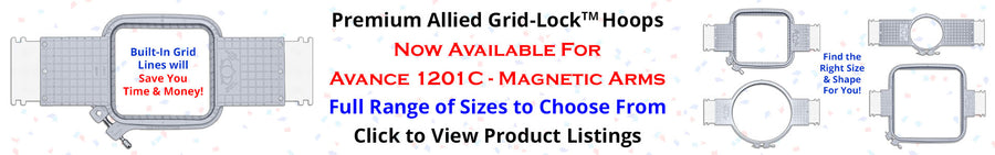 Embroidery Hoops | Allied Grid-Lock, Wooden, Mighty Hoops & More ...