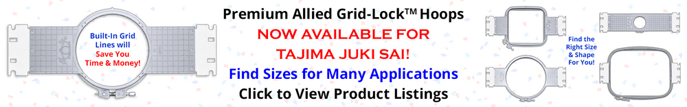 Embroidery Hoops | Allied Grid-Lock, Wooden, Mighty Hoops & More ...