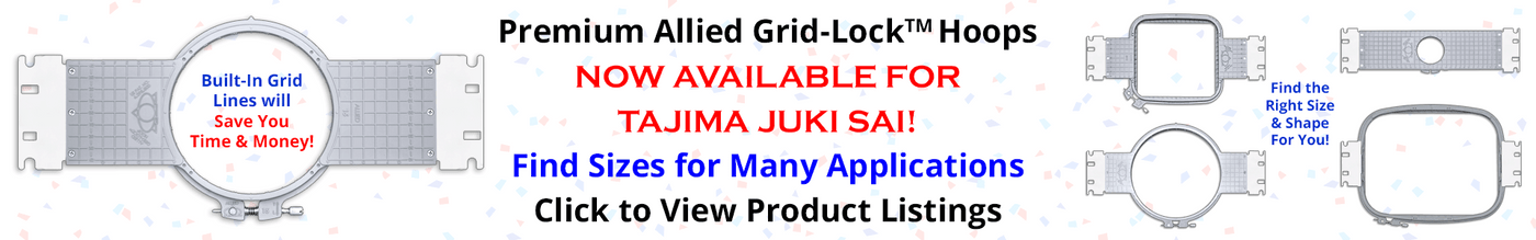 Embroidery Hoops | Allied Grid-Lock, Wooden, Mighty Hoops & More ...