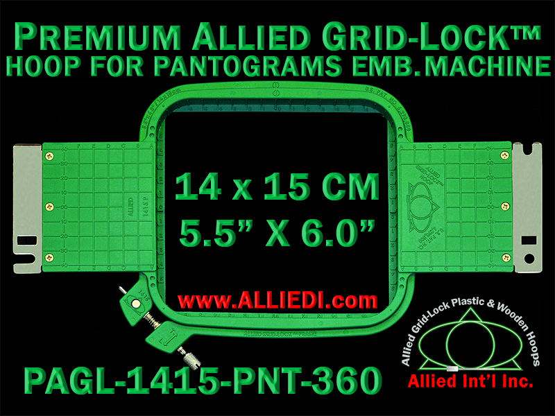 Pantograms Hoop / Embroidery Frame - 360 mm Sew Field / Arm Spacing ...