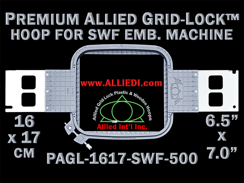 SWF Hoop / Embroidery Frame - 500 mm Sew Field / Arm Spacing - Premium ...